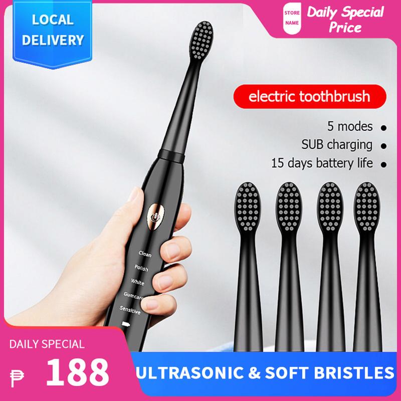 Ultrasonic Soft Bristles Electric Toothbrushes for Adult Japanese ...