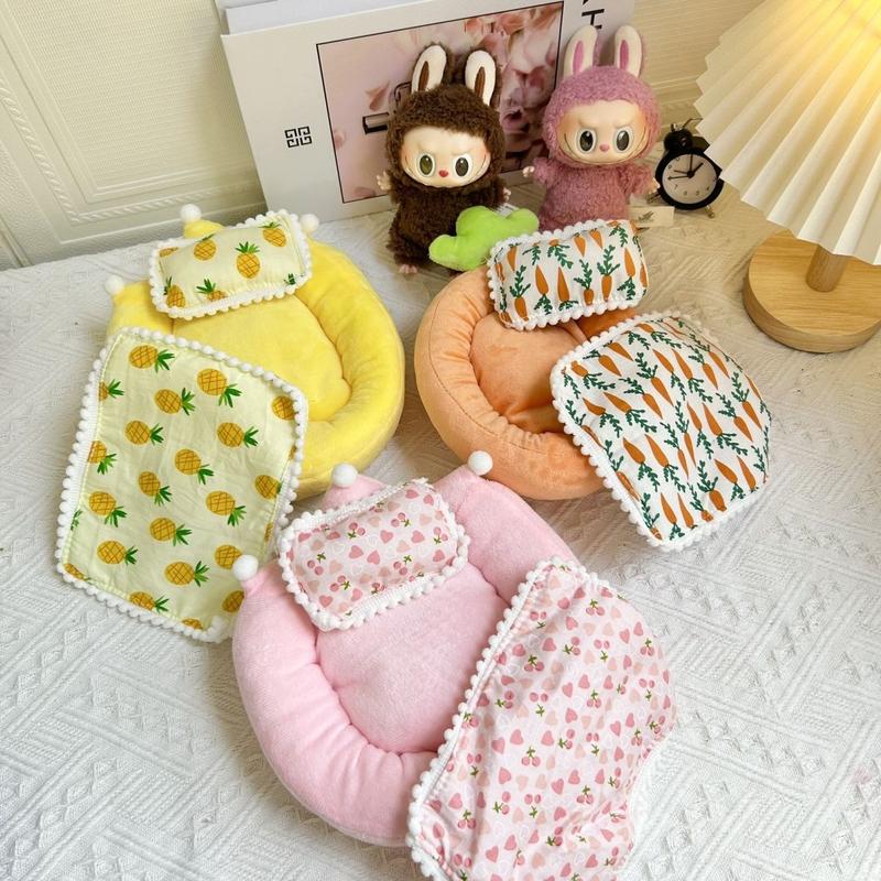 [Clothes Only] 17cm Labubu Hanging Doll Sleeping Bag | Crown - TikTok ...