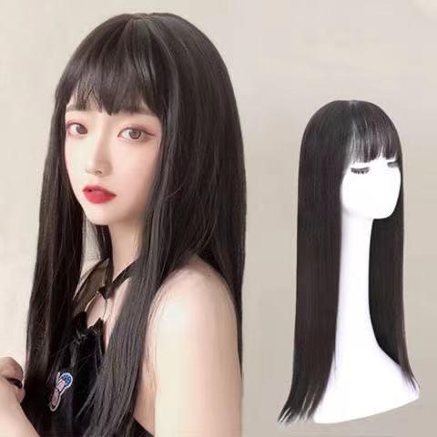 Long Brown Black Blonde Ombre Wavy Synthetic Hair Wigs denga - TikTok ...