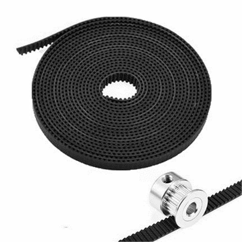 Black Open 5m Rubber Timing Belt 2GT 6mm Width For 3D Printe - TikTok ...