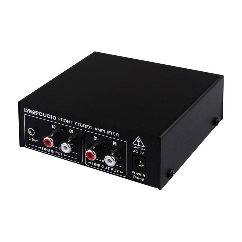 Pre Stereo Signal Amplifier Active Speaker Amp, with Volume Control ...