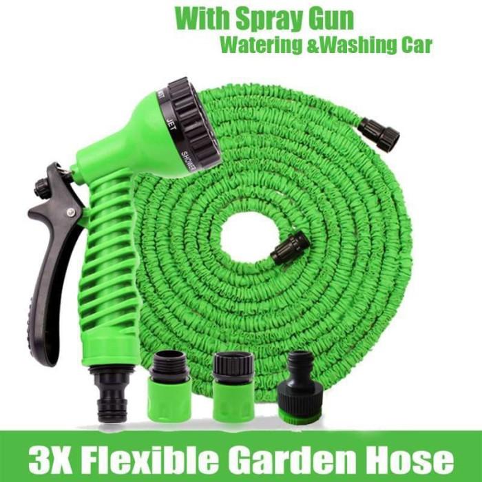 MAGIC HOSE PIPE +SPRAY GUN 22.5M SELANG AIR AJAIB MAGIC ELASTIS GARDEN ...