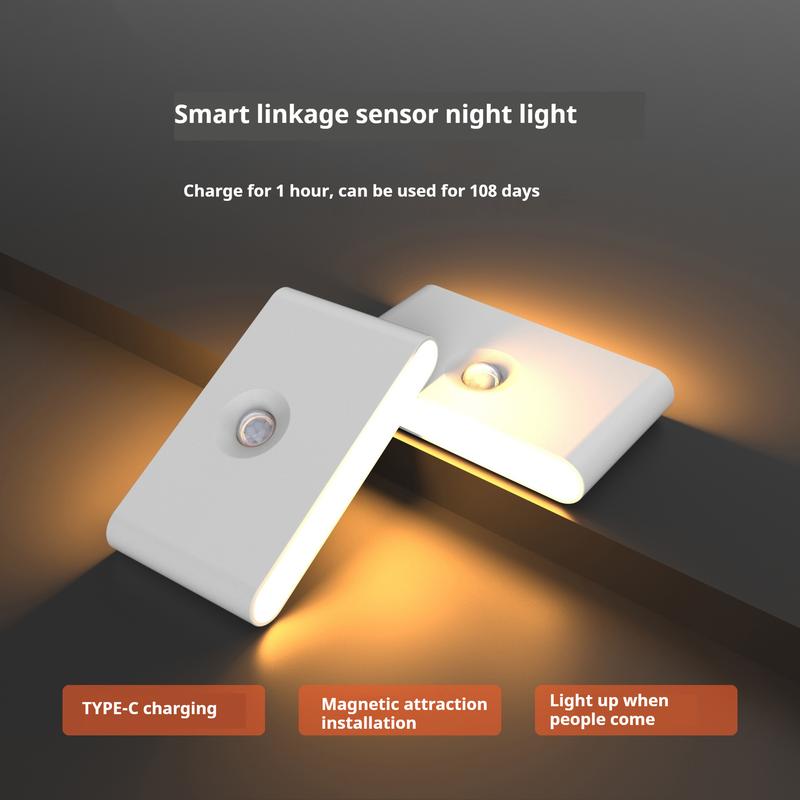 LED Intelligent Linkage Human Body Small Induction Night Lamp, - TikTok ...