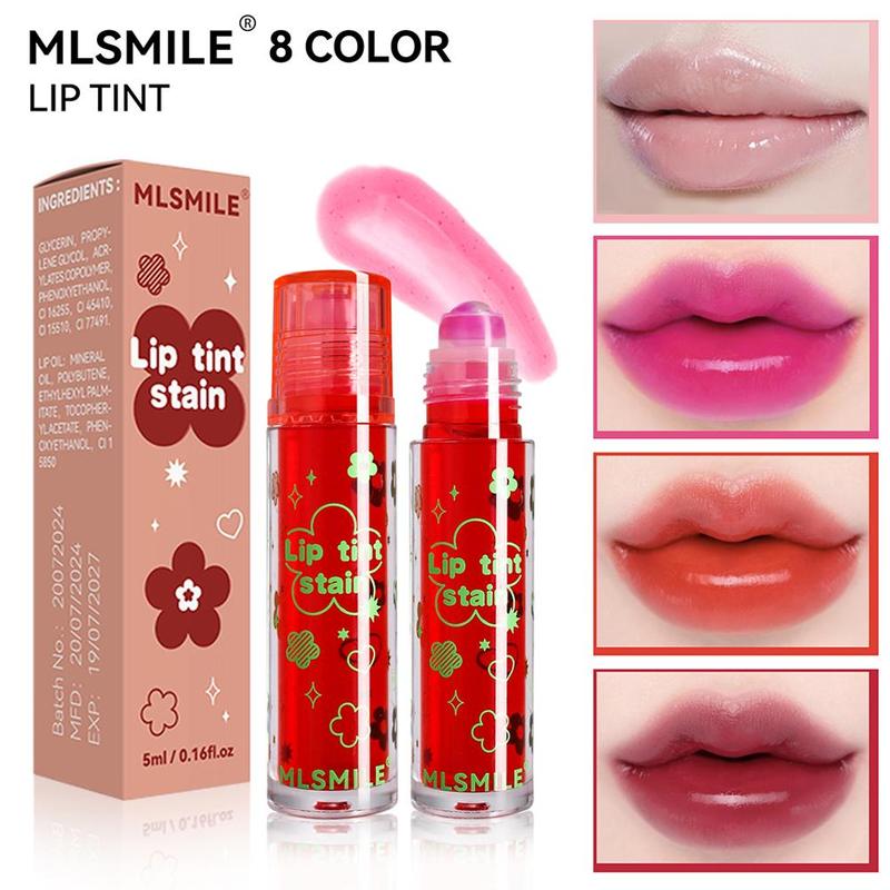 Pewarna Gel Bibir & Pipi Tahan Lama Roller Ball Liptint Pewarna ...
