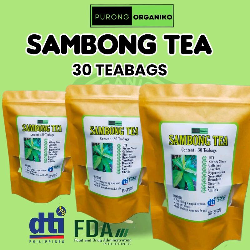 SAMBONG TEA 30 PCS TEABAGS / ALL NATURALS NO ADDITIVES - TikTok Shop ...
