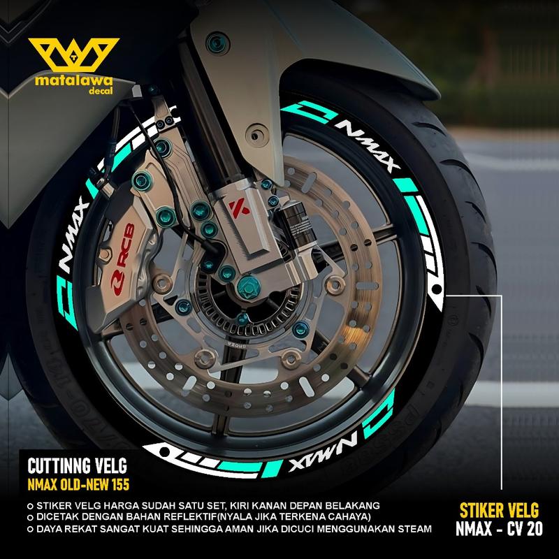 Stiker Cutting velg nmax lis Sticker variasi yamaha NMAX 155 - Shop ...