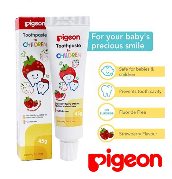 Pigeon Children Toothpaste Strawberry 45G - TikTok Shop Malaysia