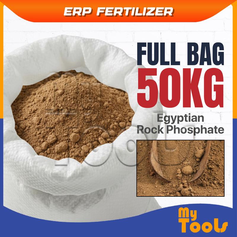 (FULL BAG) Mytools ERP Fertilizer Rock Phosphate 32% 50KG Baja - TikTok ...