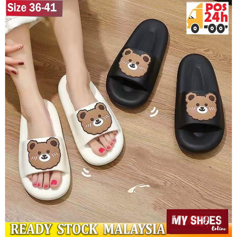 READY STOCK Cute Bear Home Slipper/Slipper Woman /Selipar Wanita ...