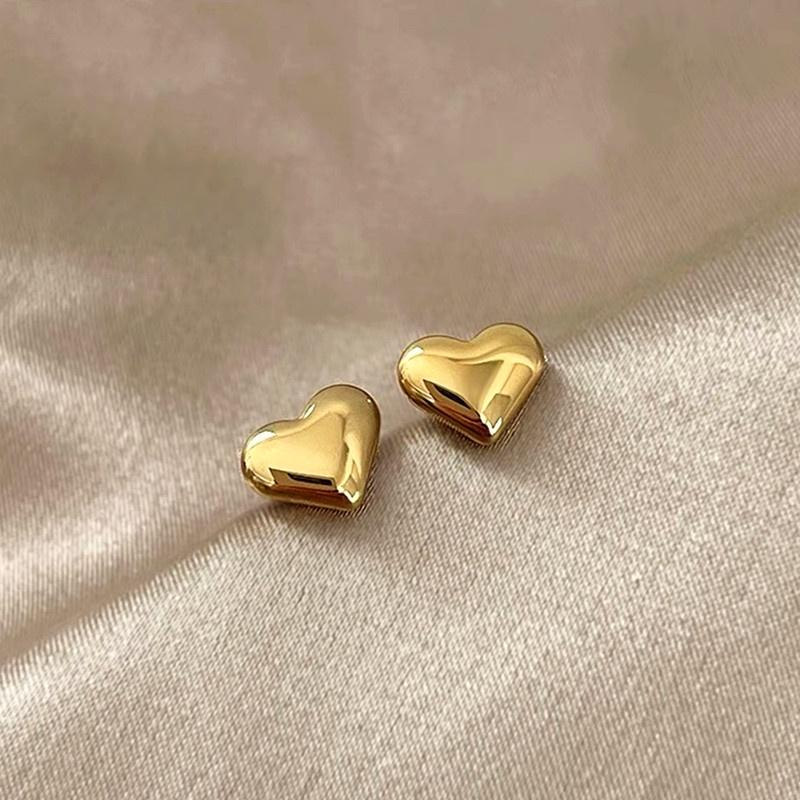 heart shaped earrings women fashion earrings A7226 - TikTok Shop Singapore