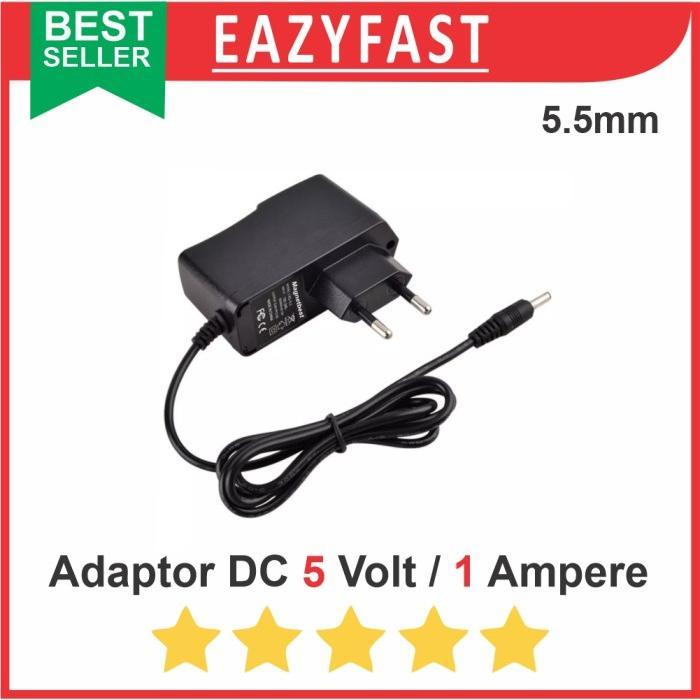 Jual Adaptor DC 5V 1A 5.5mm 5 V Volt 1 A Ampere PSU Power Supply Trafo ...