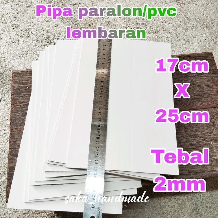 Jual PIPA PARALON/PVC LEMBARAN (17cm X 25cm) TEBAL 2mm - Kab. Demak ...