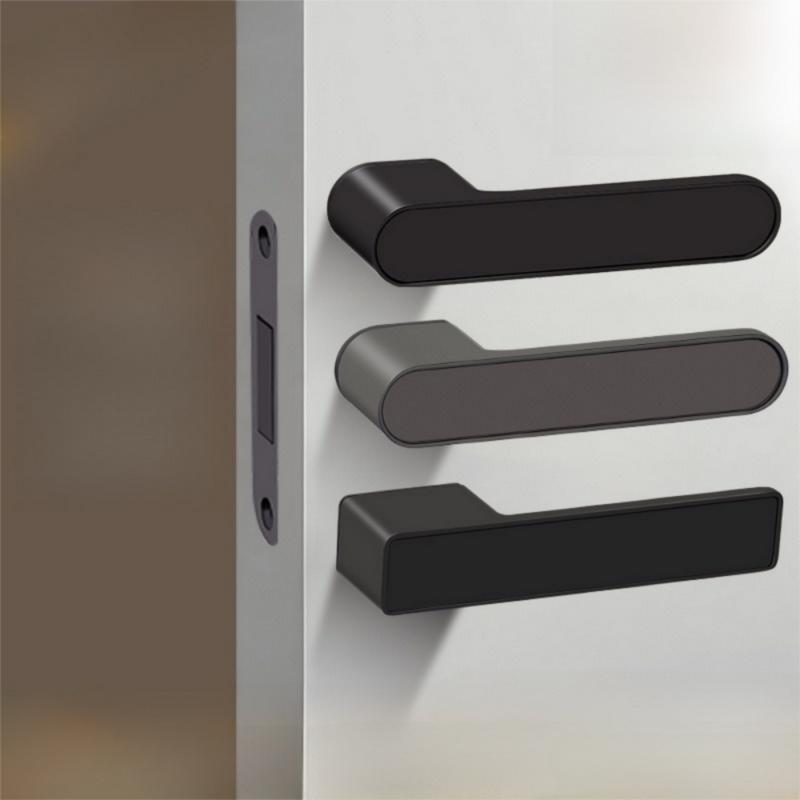 European Magnetic Door Lock Zinc Alloy One-word Handle Silen - TikTok ...
