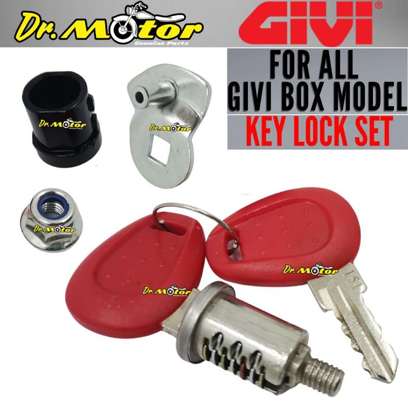 Givi Box Key Lock Set Kunci Box Givi Kappa Kotak For All Giv - TikTok ...