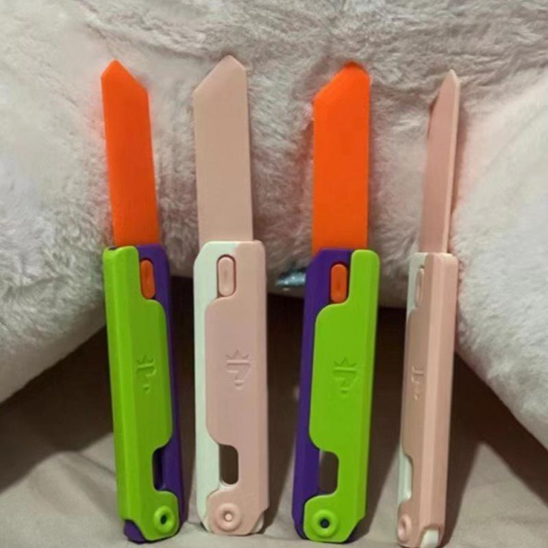 3D Gravity Extended Radish Knife Decompression Toy Children Fidget ...