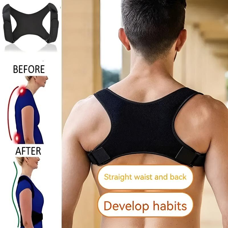 2025 Adjustable Posture Corrector Back Support Belt Pain Relief ...