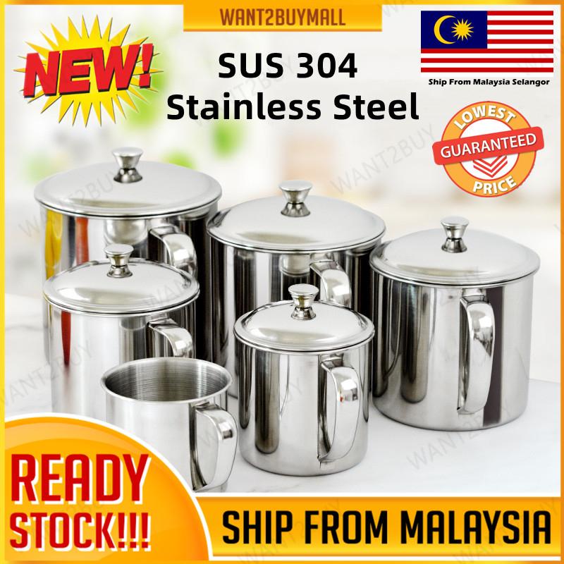 7/8/9/10/11/12cm sus 304 stainless steel cup mug coffee tea with ...
