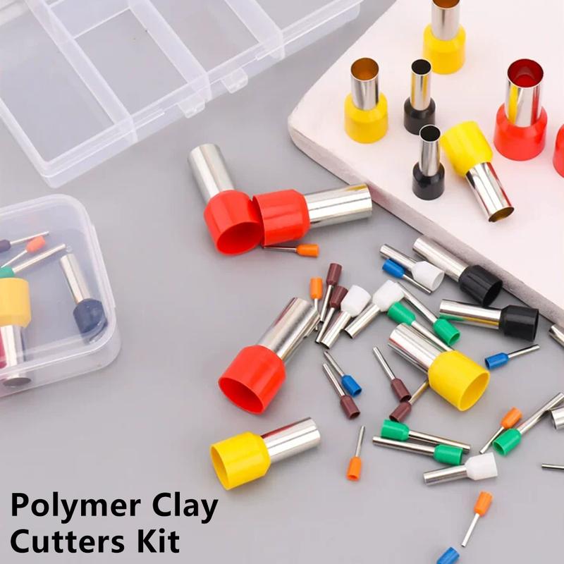 8/40pcs Mini Clay Cutters Hollow Round Cutter Pottery Tools - TikTok ...