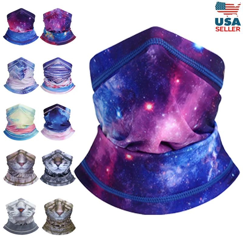 Mask scarf summer neck cover ice silk cool sunscreen anti-ultraviolet ...