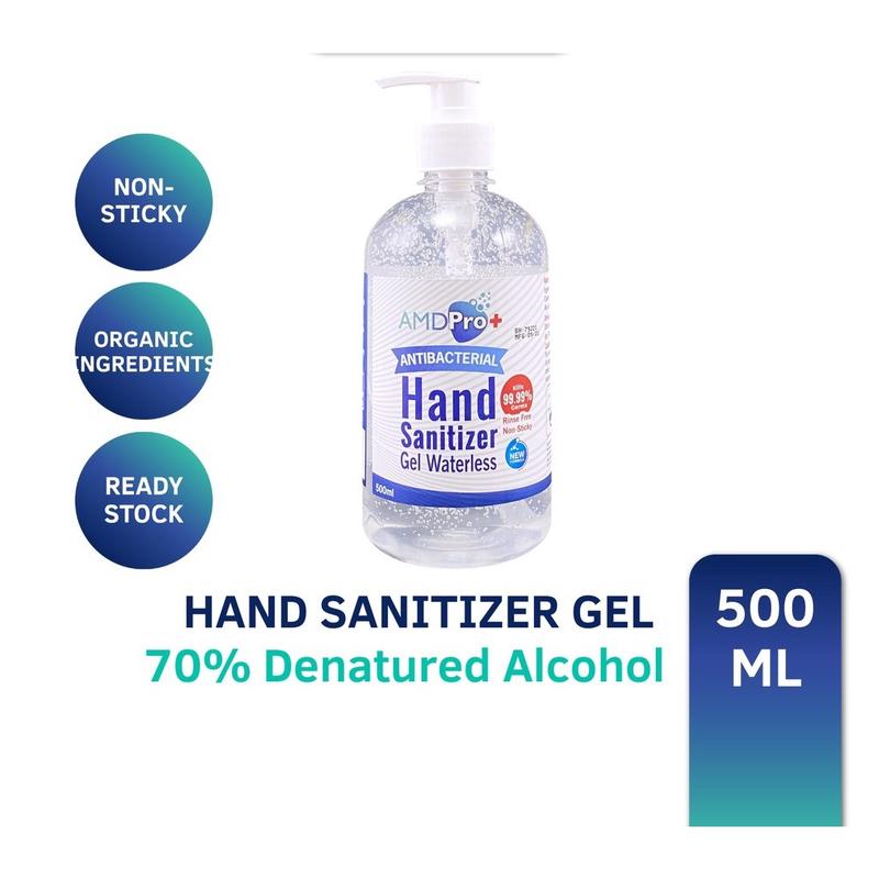 AMDPro+ Antibacterial Hand Sanitizer Gel Waterless 500ml Aloe - TikTok ...