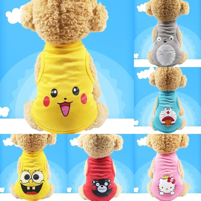 Cute Cat Vest Summer Cartoon Dog Clothes - TikTok Shop Philippines