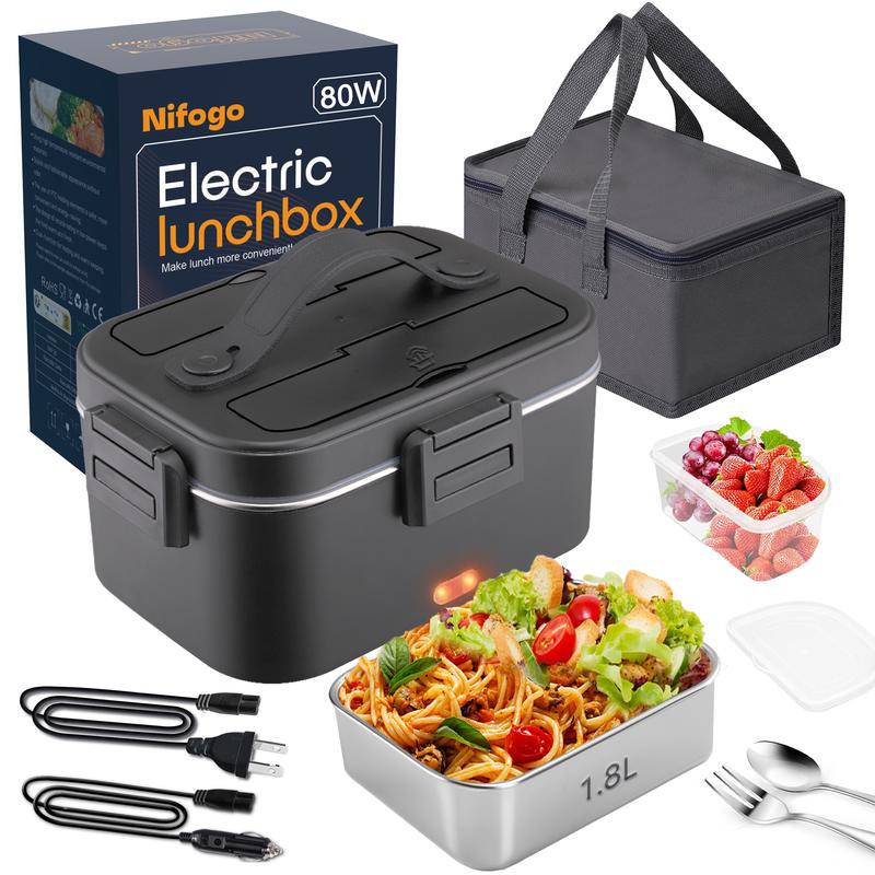 Nifogo Electric Lunch Box Portable Self-Heating: 12V/24V/110 - TikTok Shop