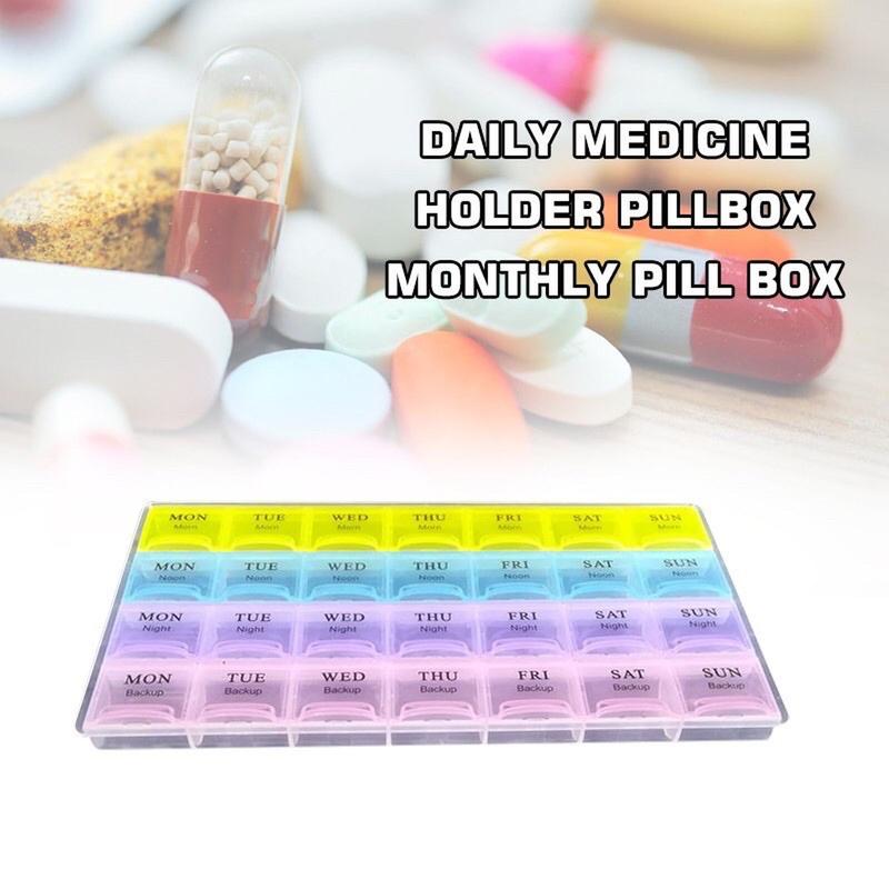 Organizer with 7-Day Tablet Pill Box for Medications Storage - TikTok ...
