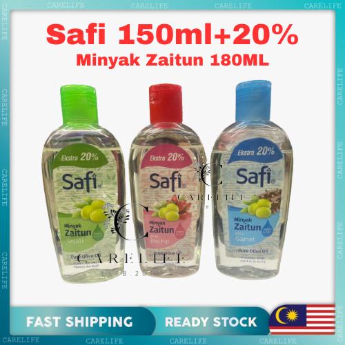 Safi Minyak Zaitun Free 20% - Sajati / Gamat / Ros hip 180m - TikTok ...