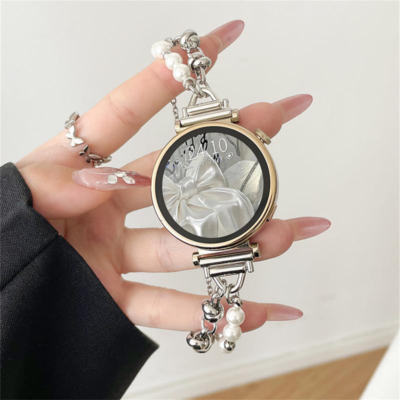 Pearl jewelry Strap Compatible With Samsung Galaxy Watch 6/5/4/3/2 ...