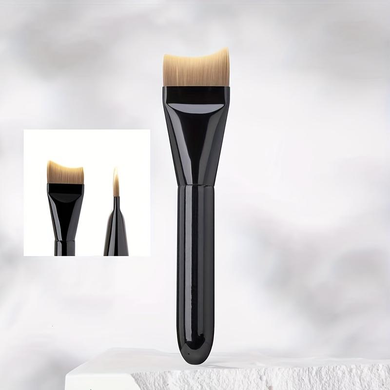 Crescent Makeup Brush Powder Foundation Brush Flat Head Arc Smear-Proof ...