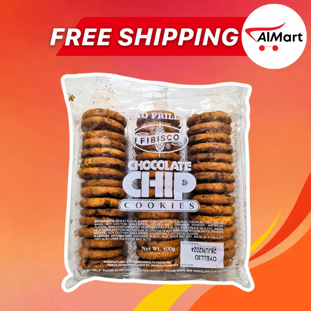 FIBISCO CHOCOLATE CHIP BISCUIT COOKIES (400 GRAMS) Snack - TikTok Shop ...