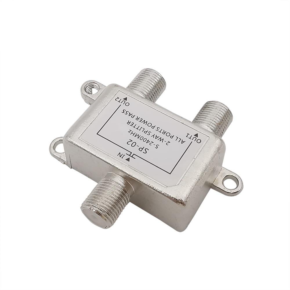 2/3/4 Way TV Antenna Satellite Splitter Coaxial Cable Antenna Cable TV ...