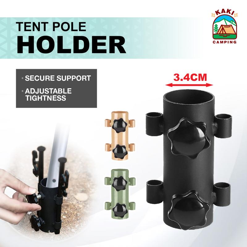 KAKI Tent Pole Holder Camping Flysheet Pole Holder Tent Anchor - TikTok ...