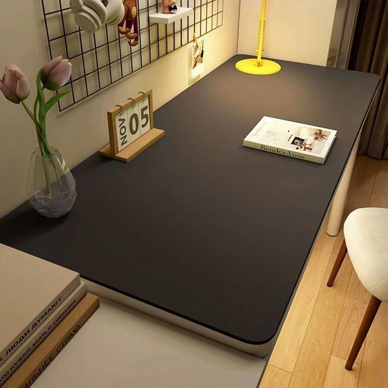 Table decor Leather Double-Sided Desk Mat Waterproof Oil-Proof Wash ...