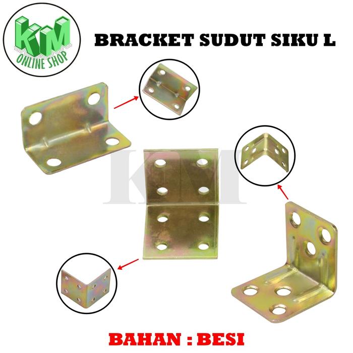 Jual Bracket Siku L Ambalan L Plat L Penyangga Siku Penyangga Besi - 3 ...
