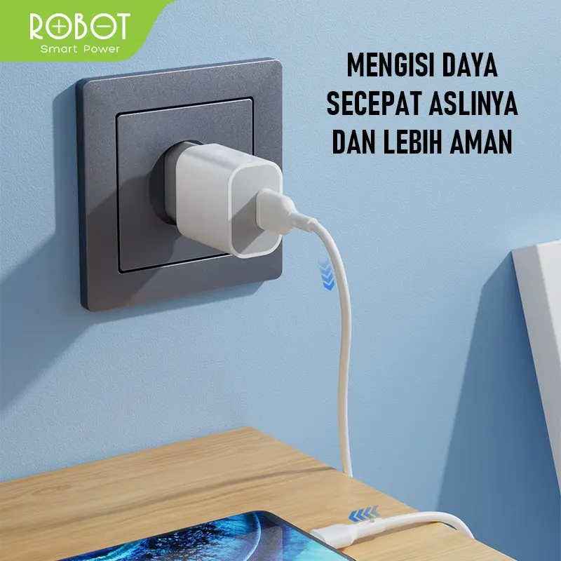 ROBOT Charger RT-L1 Single Port Quick Charging Micro USB Original ...