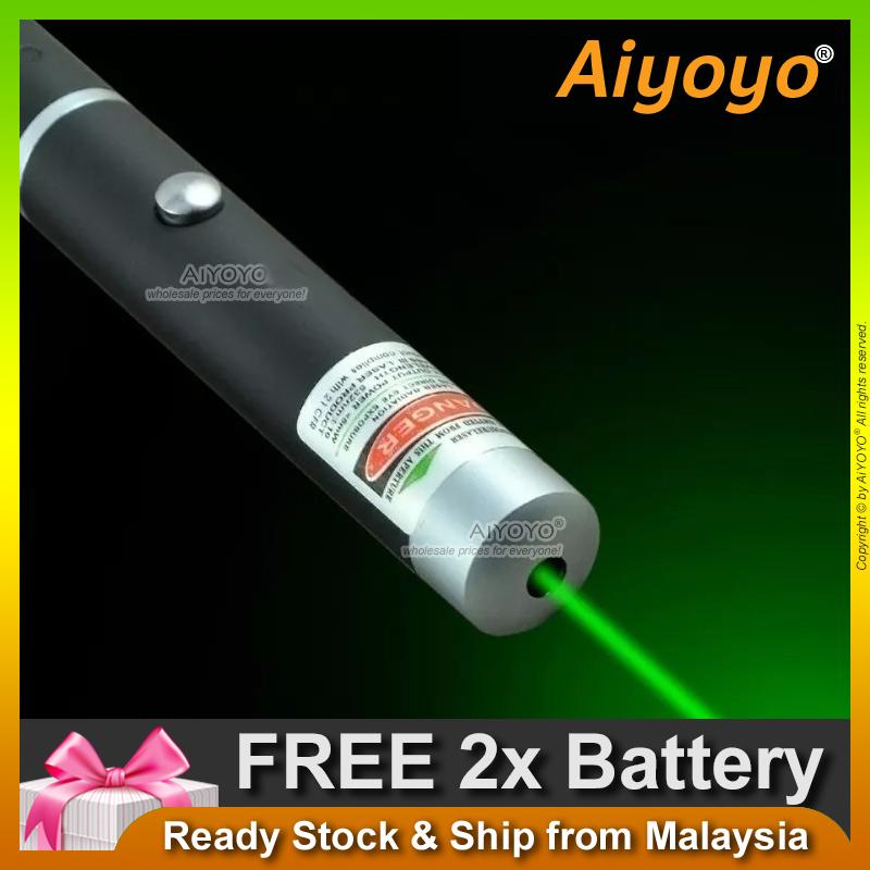 5mw Green Laser Pointer Laser Pen 532nm Presentation Visible - TikTok ...