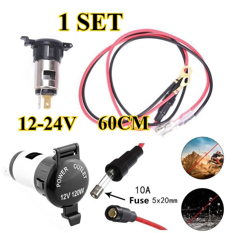 Soket Plug / Socket Charger Mobil Power Outlet Set Universal 12-24V ...