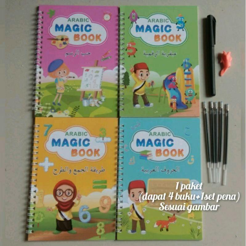 ORIGINAL Sank Magic Book Hijaiyah / Arabic Series/ Sank Magicbook ...