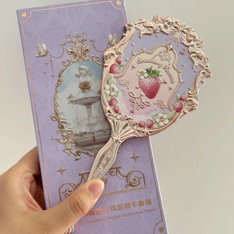 Flower Know Strawberry Rococo Mirror Purple Hand Mirror Limited ...