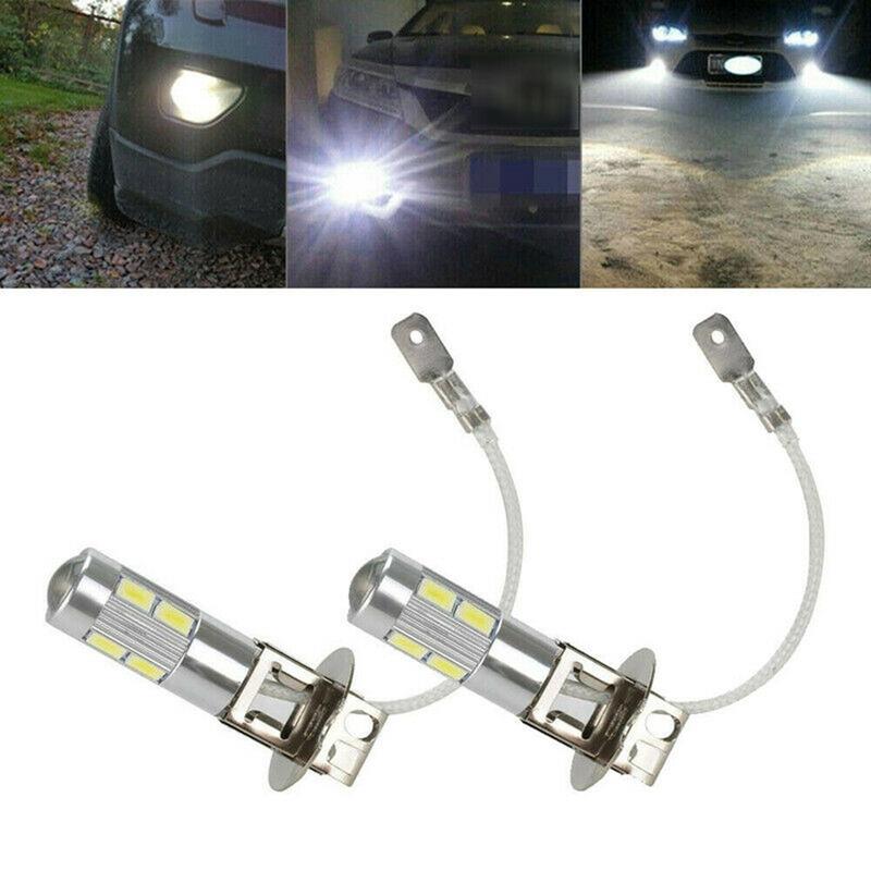 Mentol LED Kereta, Kuasa Tinggi, 2X H3, 50W, 6000K, Putih, {BRTK ...