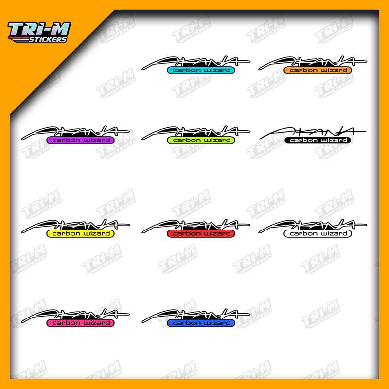 Akana Carbon Thai Sticker Motorcycle Design Sticker Tumbler Sticker ...