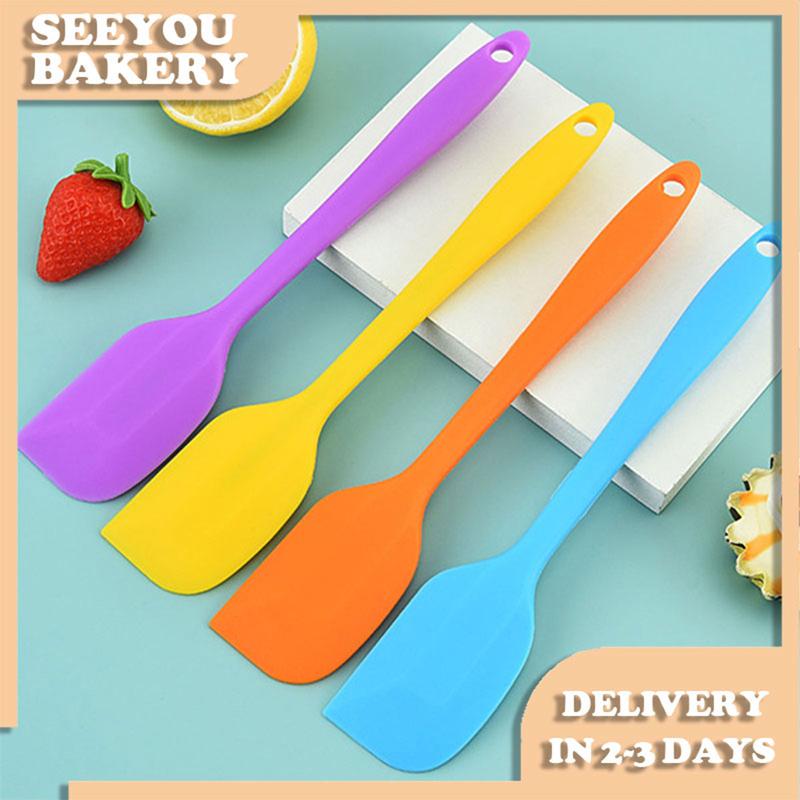 Silicone Spatula Kitchen Utensil Heat Resistant Rubber Scraper - TikTok ...
