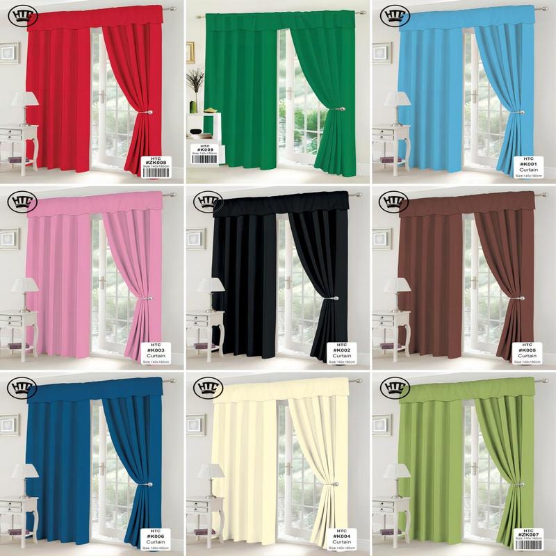 Plain Curtain For Window Door Bedroom Living Room Classroom Home ...