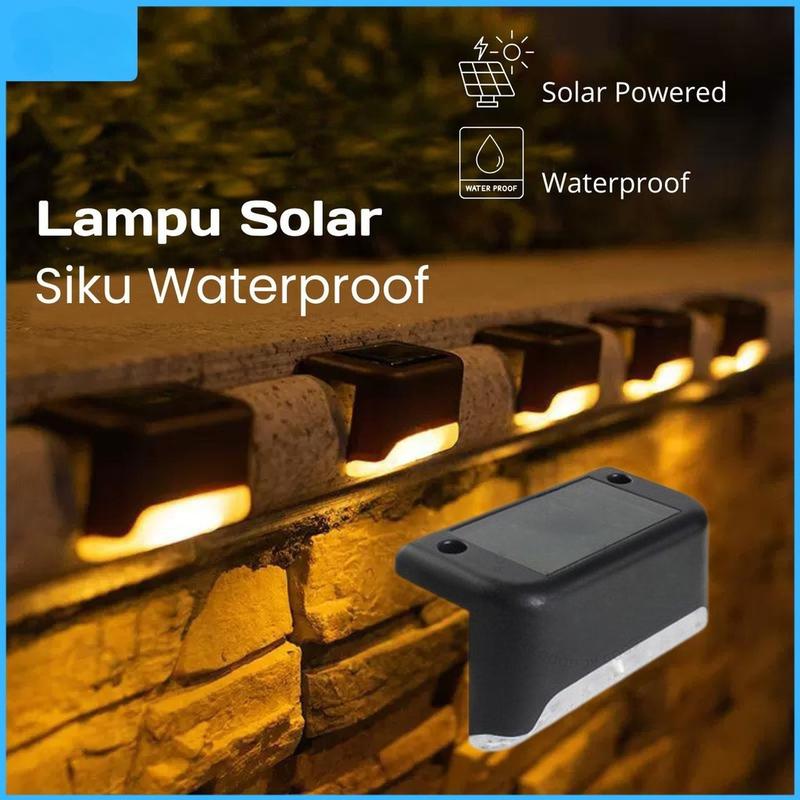 Solar Lampu Siku LED Anti Air Cahaya Kuning Outdoor Lampu Tenaga - Shop ...