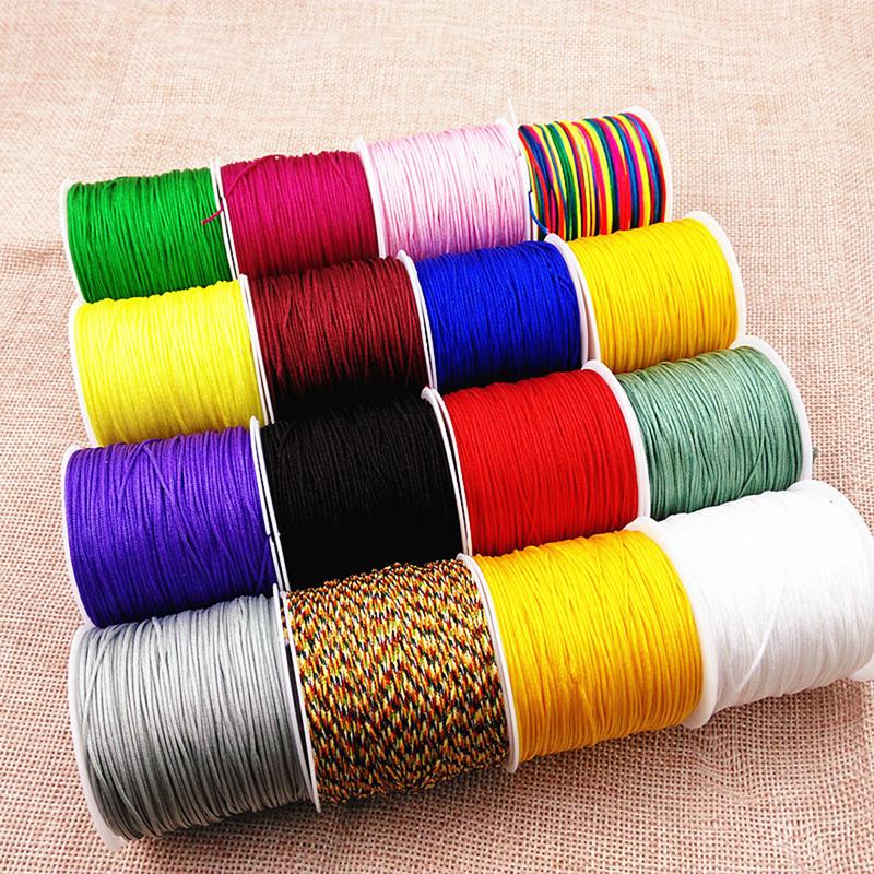 ewbgasyr-1 Roll Nylon Waxed Craft Cord Breathable Clear Texture ...