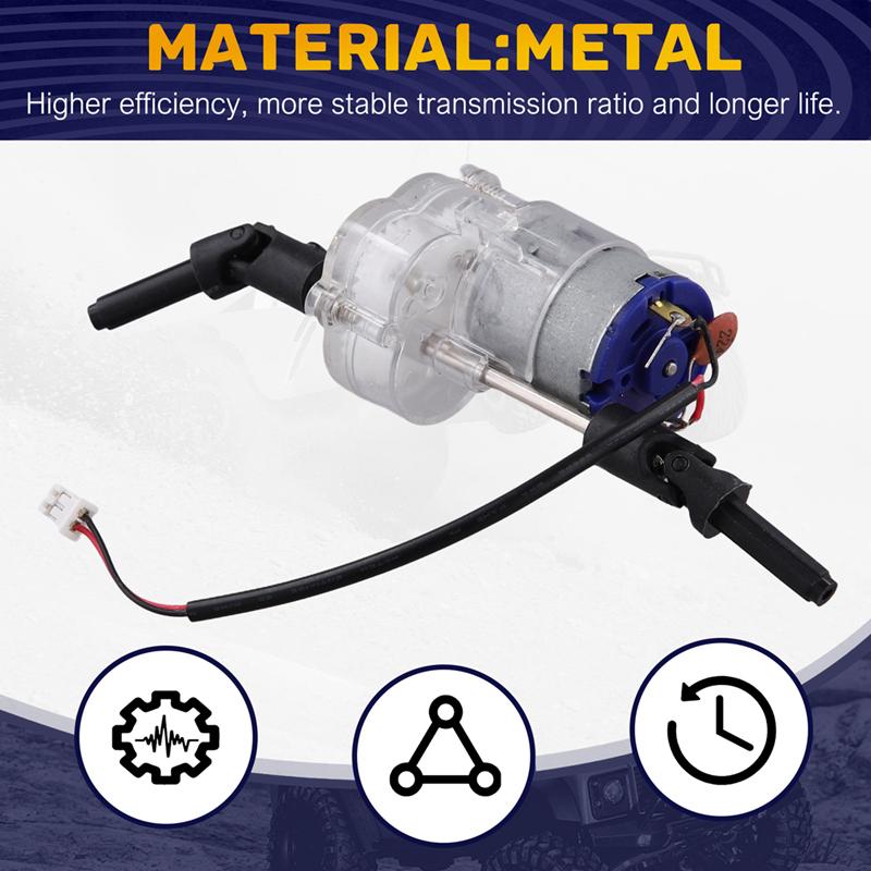 For MN D90 D91 D96 RC Car Spare Parts Upgrade 260 Motor Gearbox ...