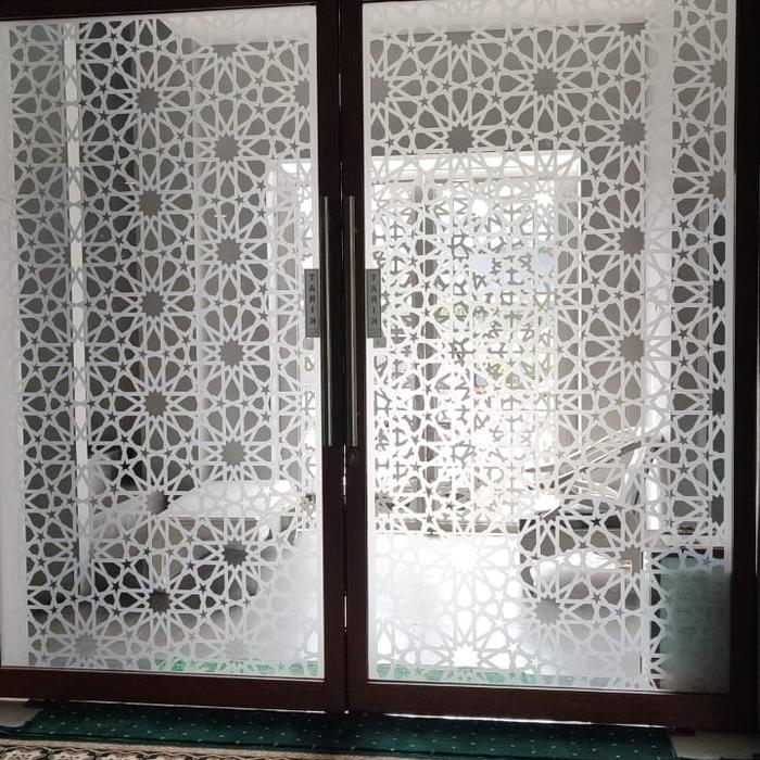 Jual cutting stiker sanblast ornamen masjid - Kota Tangerang Selatan ...