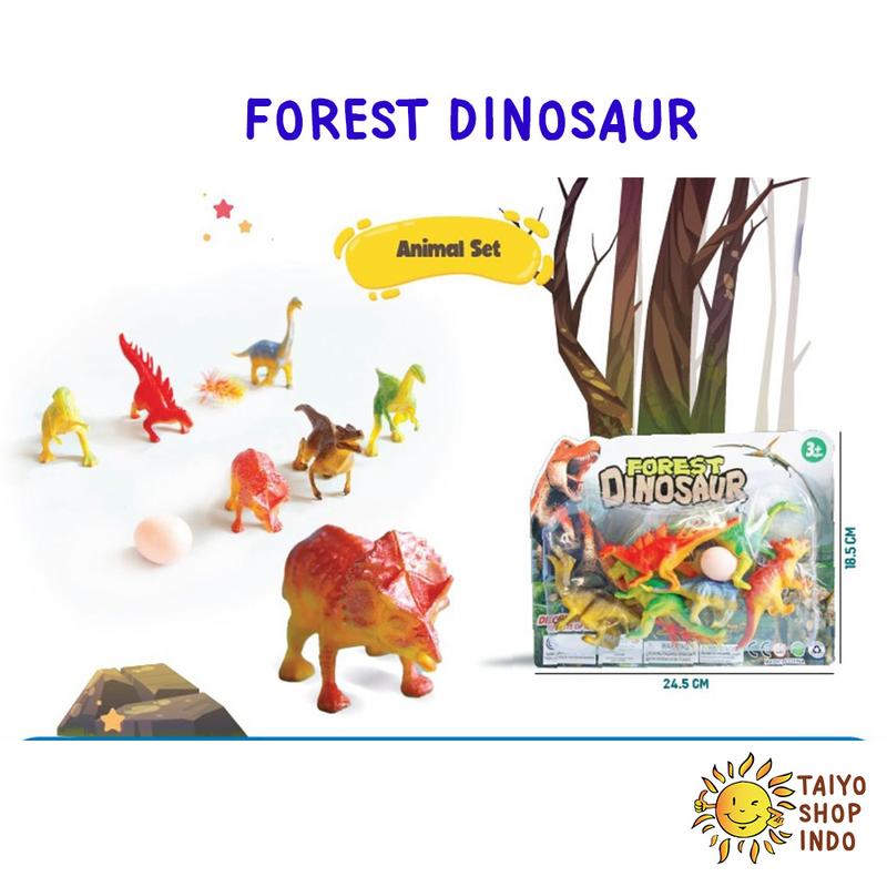 Mainan Anak Forest Dinosaur Paradise Model Dino Set Dinosaurus - Shop ...