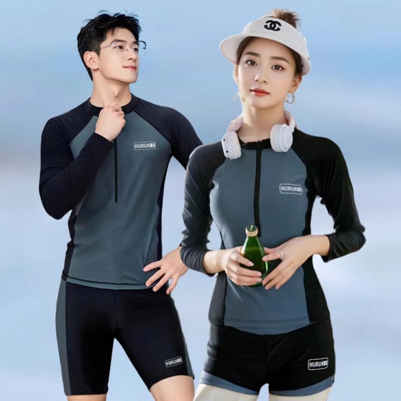 Diving Suit Female Couple Men's Snorkeling Suit Sun Protection - TikTok ...